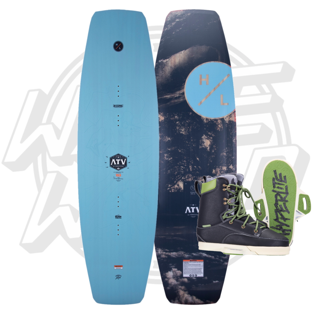 2023 Hyperlite ATV 153 + Codyak Boot Wakeboard Package - Wake World