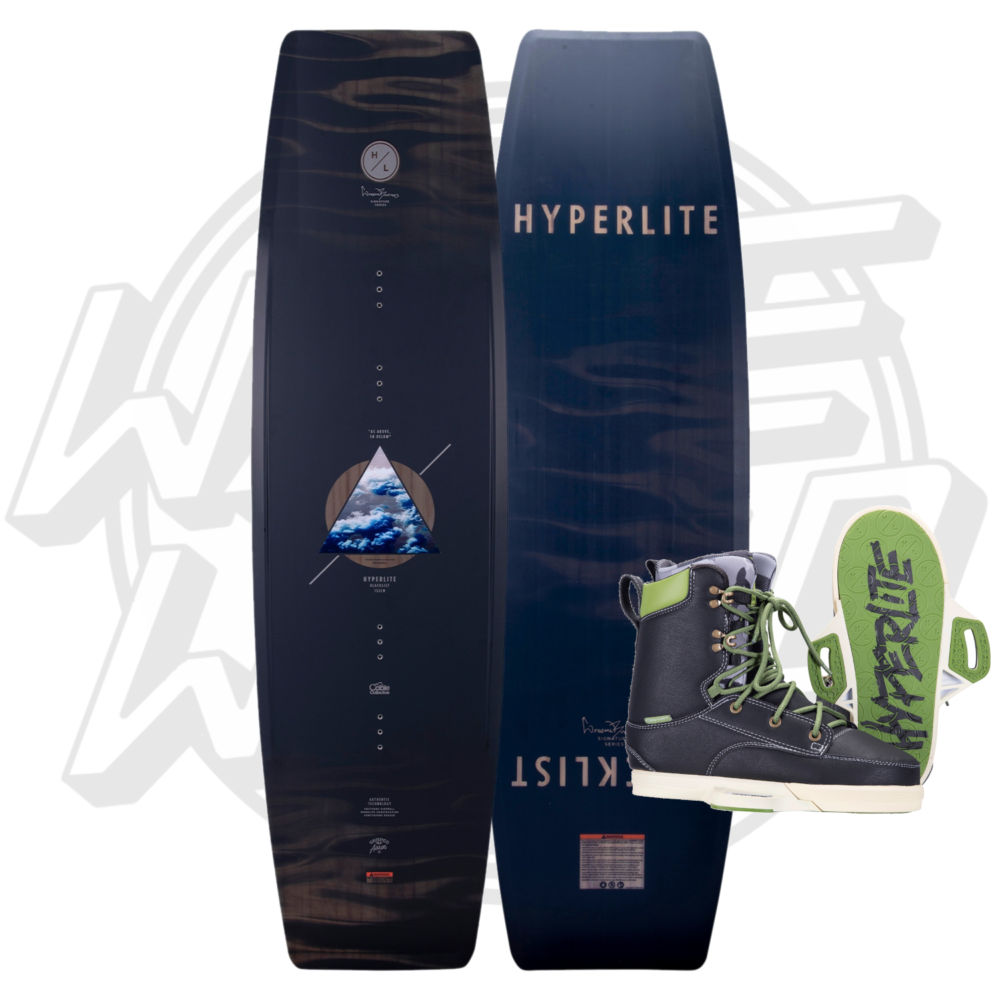 2023 Hyperlite Blacklist + Codyak Boot Wakeboard Package - Wake World